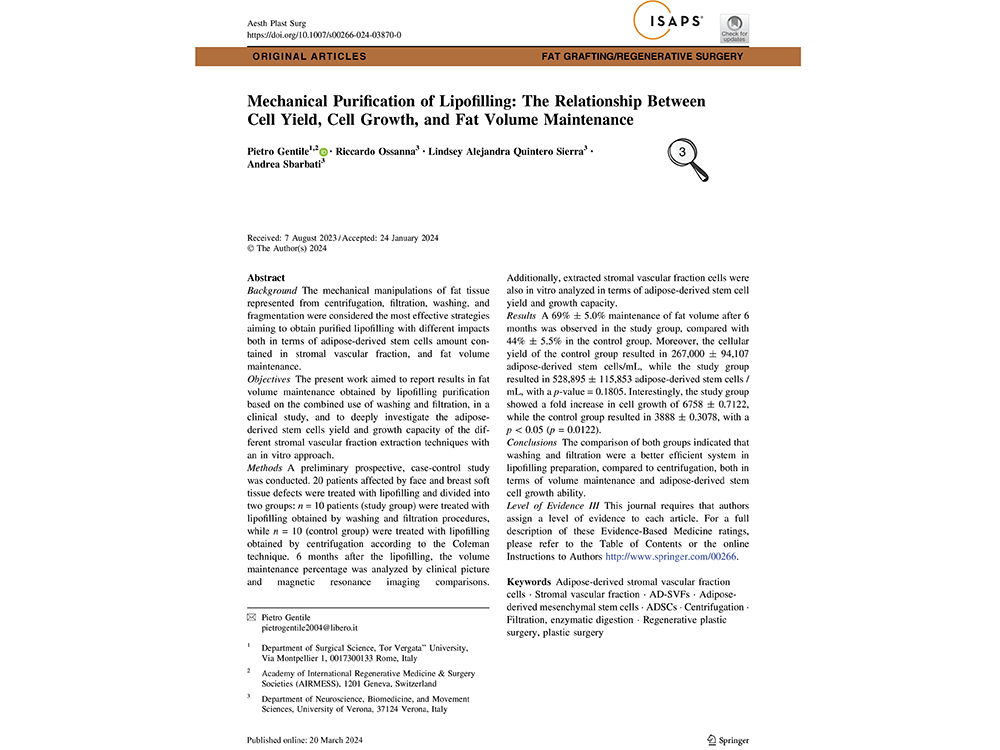 BEAUTY-STEM™ Featured in a Level I Clinical Trial on Breast ...